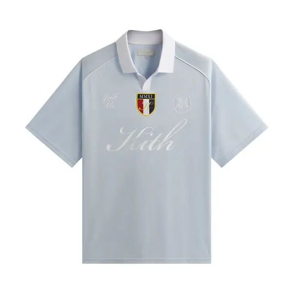 Kith Shadow Stripe Marcel Soccer Top - Blue