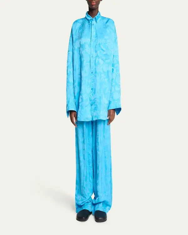 Balenciaga Long-sleeve Cocoon Shirt