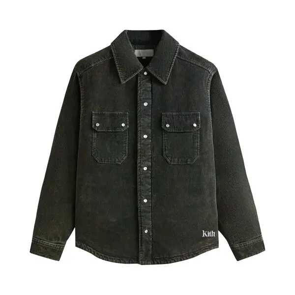 Kith Washed Corduroy Rowan Jacket - Green