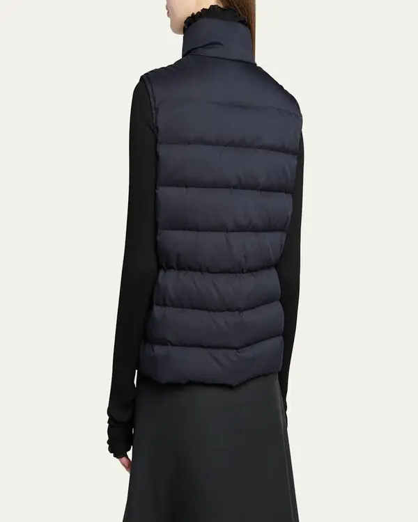 Moncler Besset Down Puffer Vest - Navy
