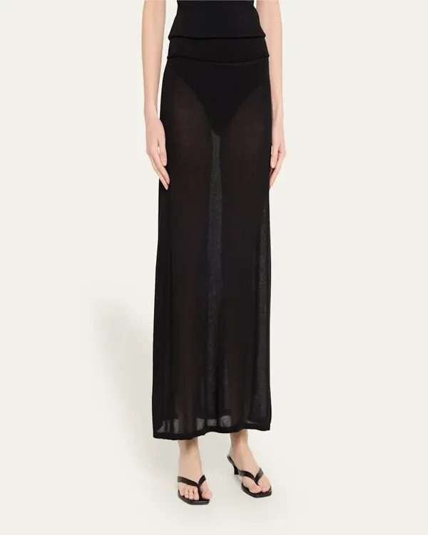 TOTEME Knit Maxi Skirt
