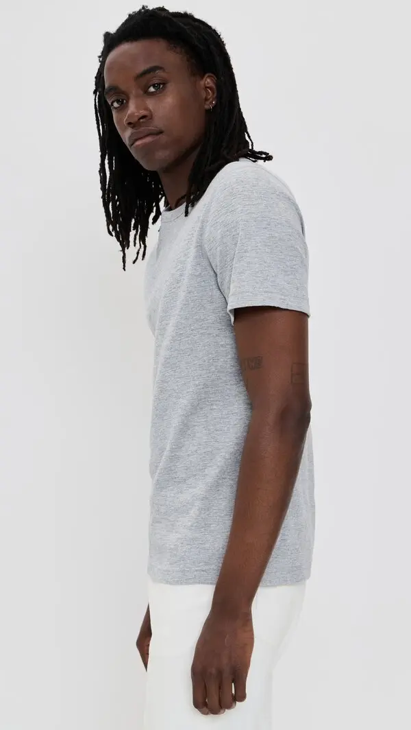Reigning Champ 1x1 Slub Slim T-shirt - Hgrey