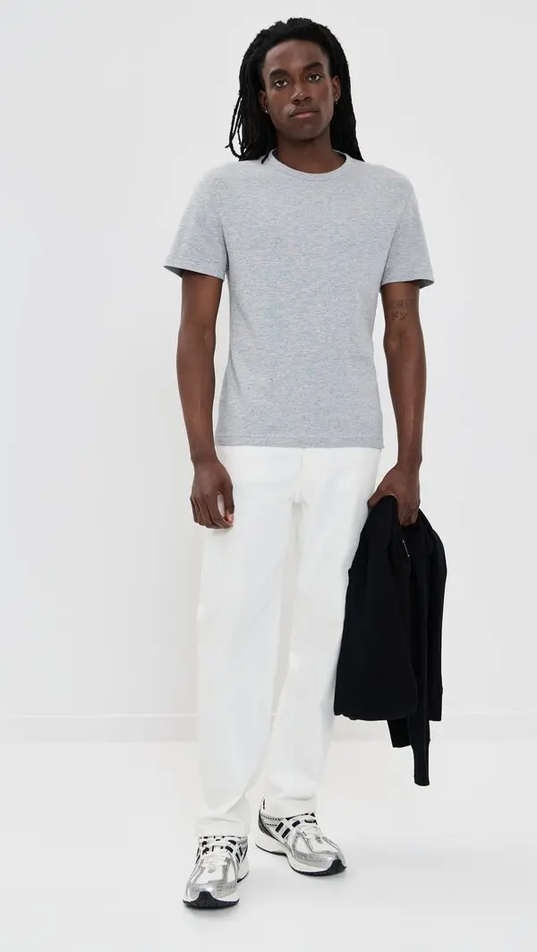 Reigning Champ 1x1 Slub Slim T-shirt - Hgrey