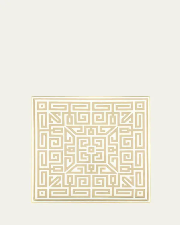 GINORI 1735 Vide Poche Square Plate - Beige