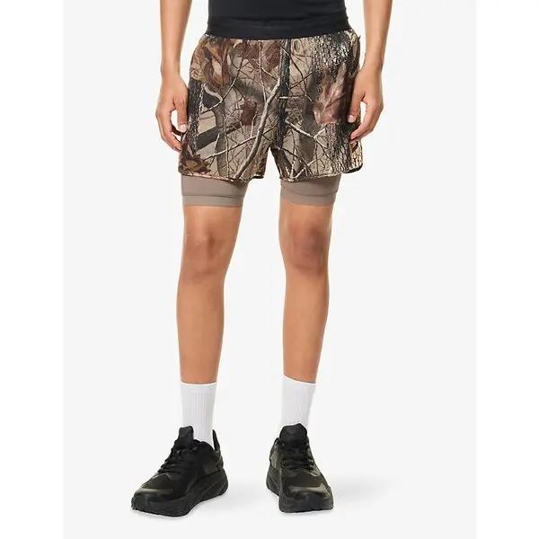 REPRESENT Contour 2-in-1 Nylon Run Shorts