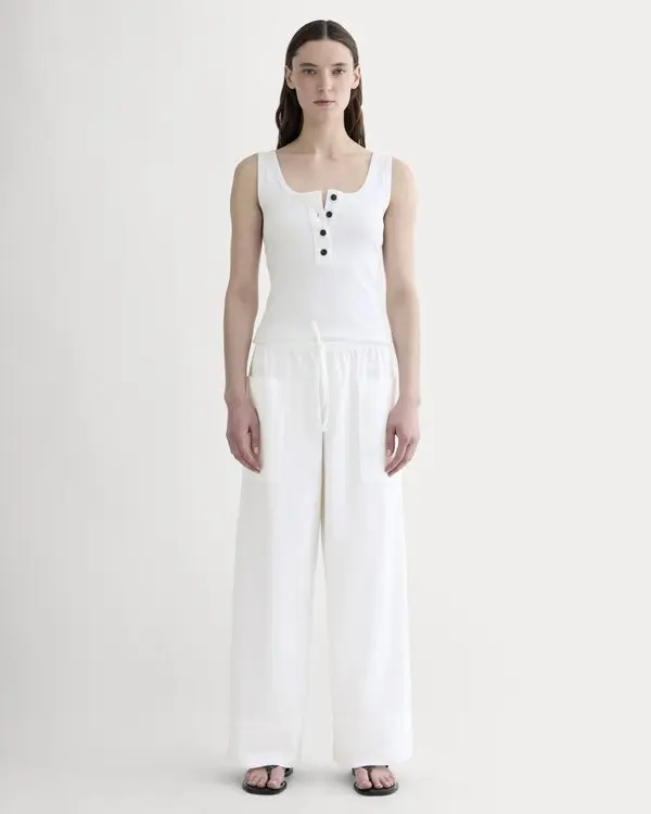 Everlane Easy Cargo Pant - White