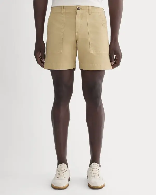 Everlane Canvas Relaxed Short - Classic Khaki