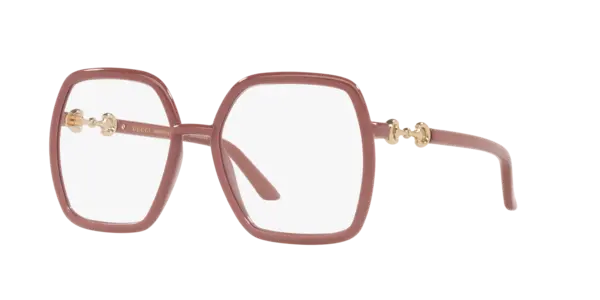 Gucci Square Frame Eyeglasses - Rose