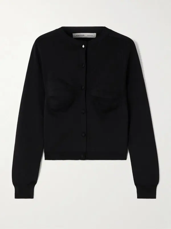 Carven Silk-blend Cardigan