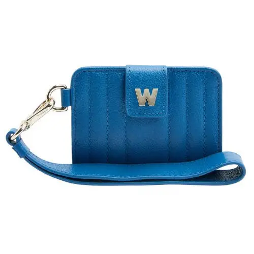 Wolf Mimi Credit Card Holder With Wristlet - Dark Blue
