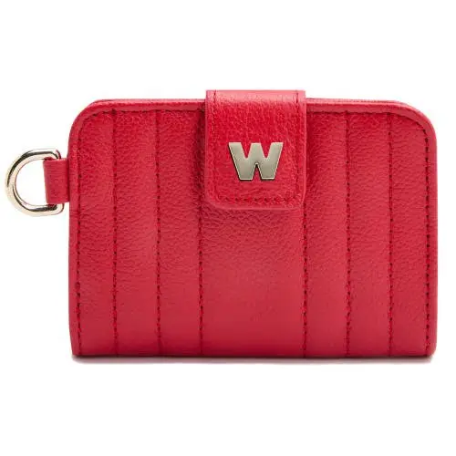 Wolf Mimi Credit Card Holder With Wristlet - Red