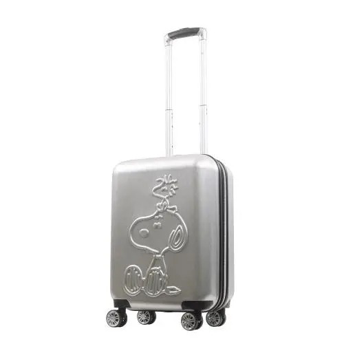 FUL Peanuts Snoopy & Woodstock Embossed Hardside 22" Carry-on Spinner Suitcase