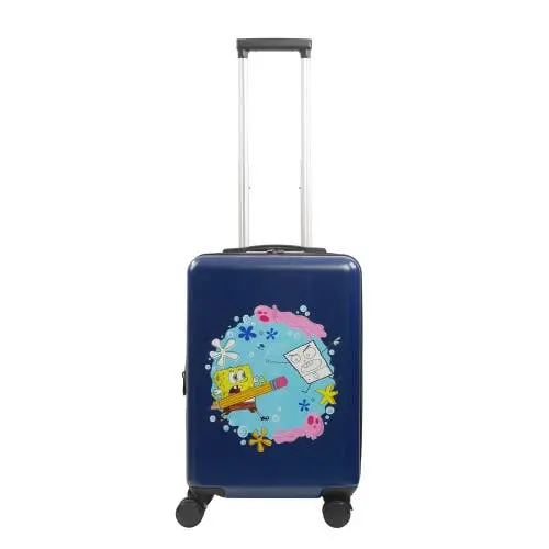 FUL Nickelodeon Spongebob Squarepants 22.5" Carry-on Luggage - Blue
