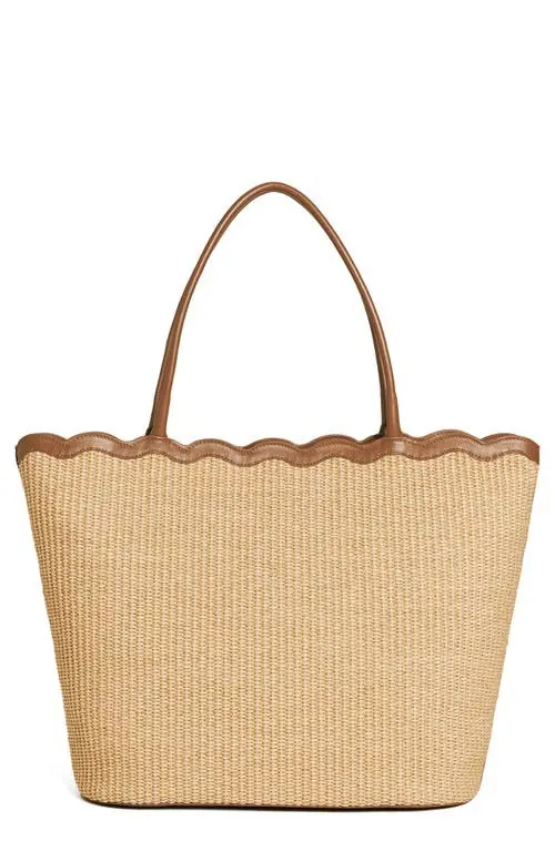 REFORMATION Isabella Tote - Natural Raffia