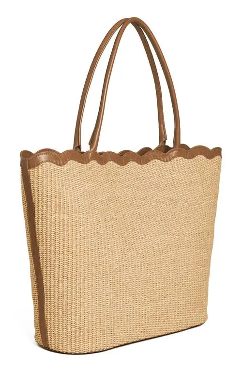 REFORMATION Isabella Tote - Natural Raffia