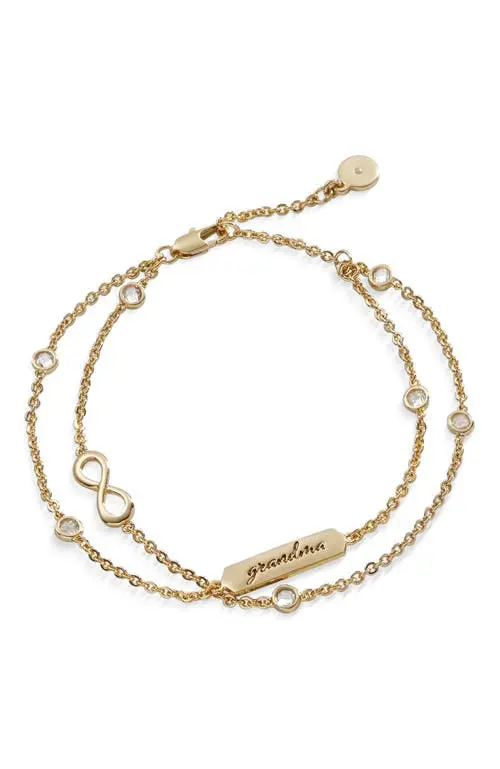 ALEX AND ANI Grandma' Infinity Chain Bracelet - Gold