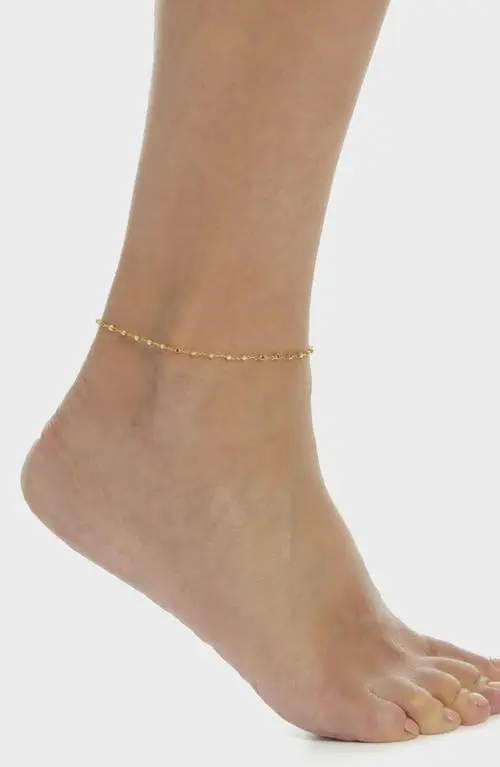 ST. MORAN Beaded Chain Anklet