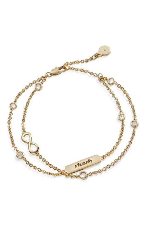ALEX AND ANI Mom Infinity Chain Bracelet - Gold