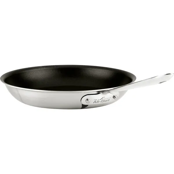 ALL-CLAD D5 Stainless Brushed 5-ply Bonded Nonstick 10-inch Fry Pan - Silver