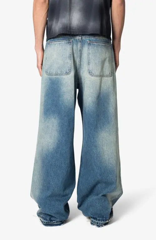 Mnml Baggy Rave Ripped Wide Leg Jeans