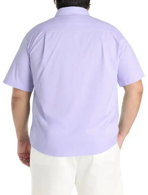 UNTUCKIT FIT BY DXL Big & Tall Gironde Sport Shirt - Lavendula