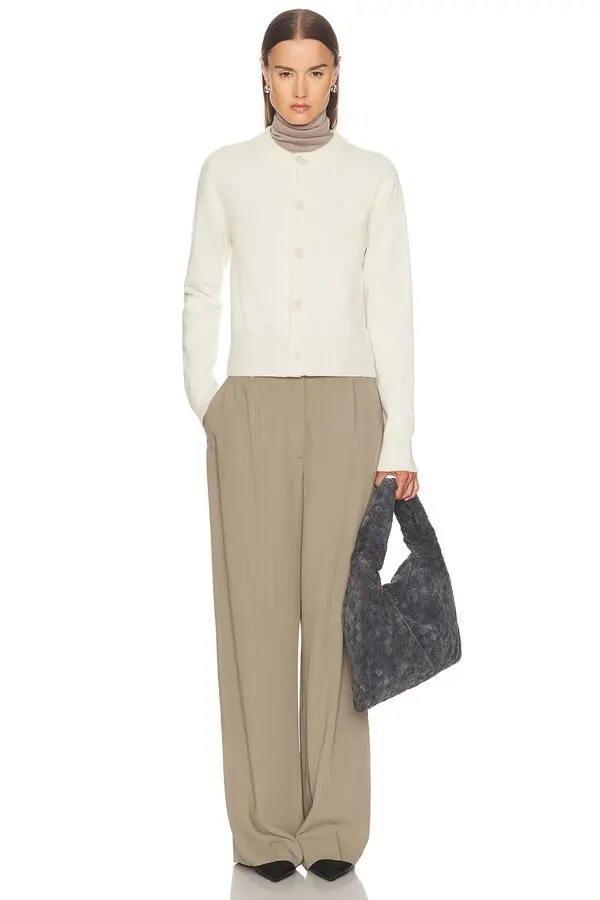 AMI Paris Crewneck Cardigan
