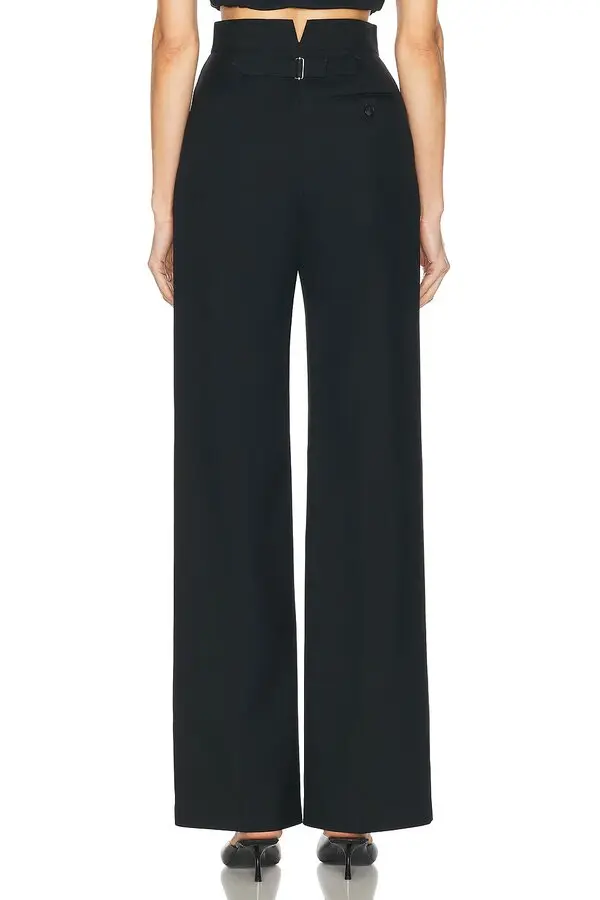 Alexander McQueen Wool Gabardine Trousers
