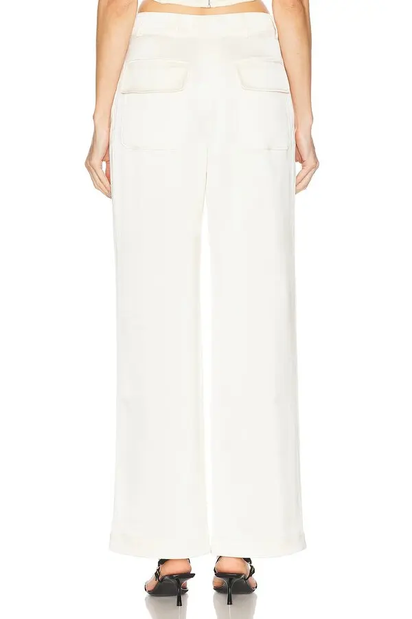 FLEUR DU MAL Satin Relaxed Pant