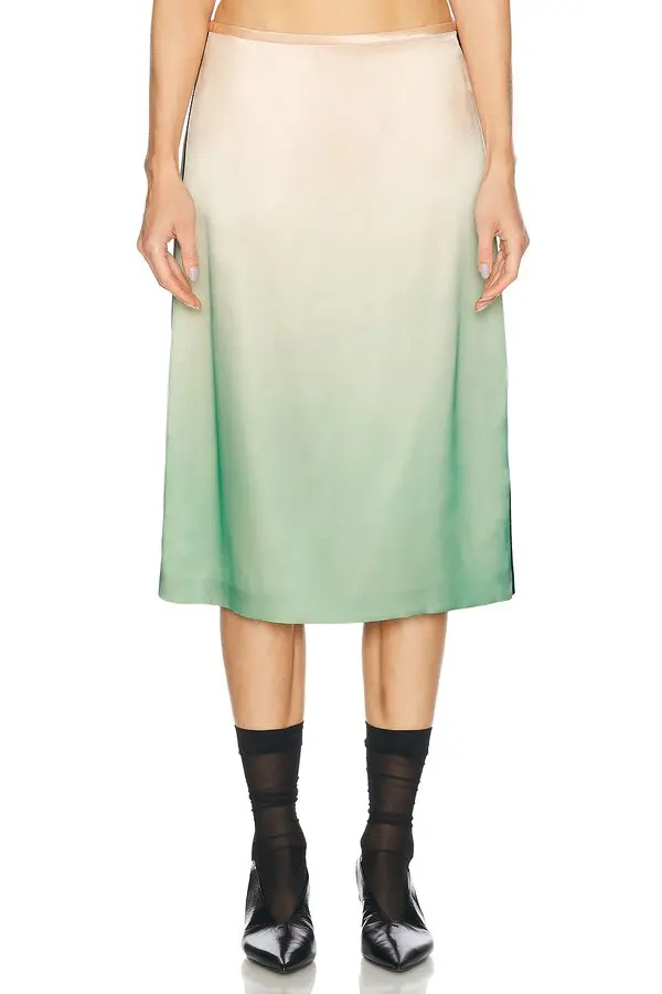 JIL SANDER Satin Skirt