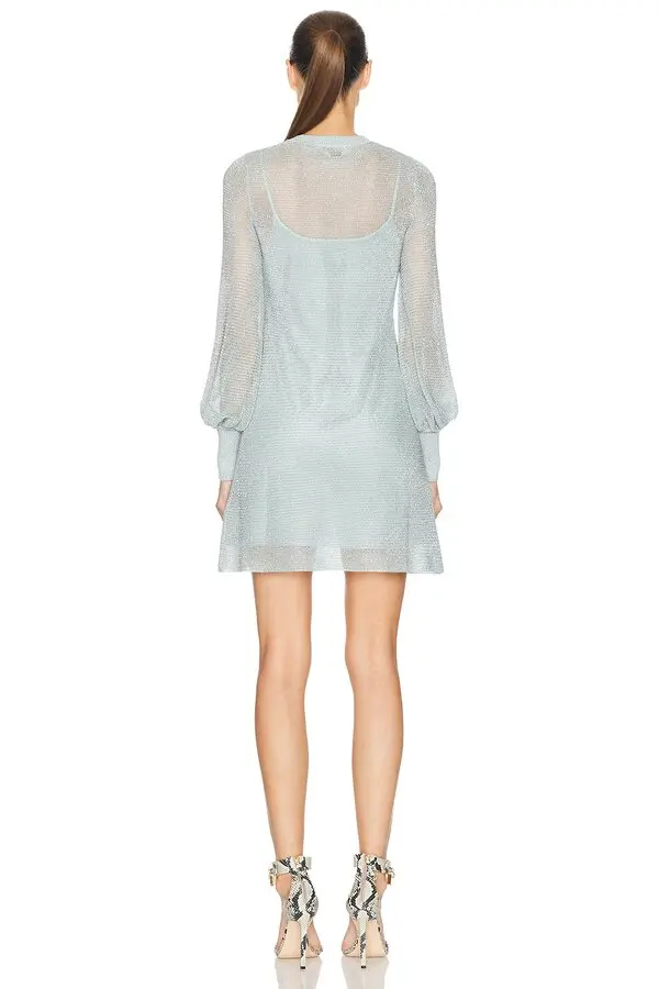 TOM FORD Long Sleeve Mini Dress