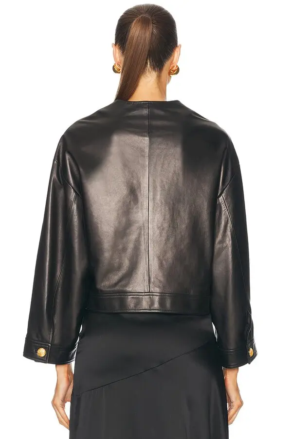Adam Lippes Nessy Leather Jacket