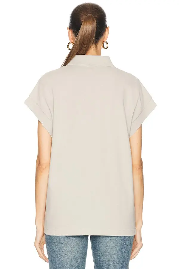 Saint Laurent Short Sleeve Polo Top