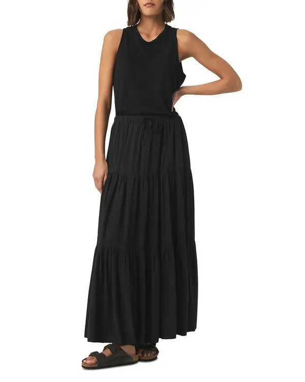 Splendid Melanie Tiered Skirt - Black