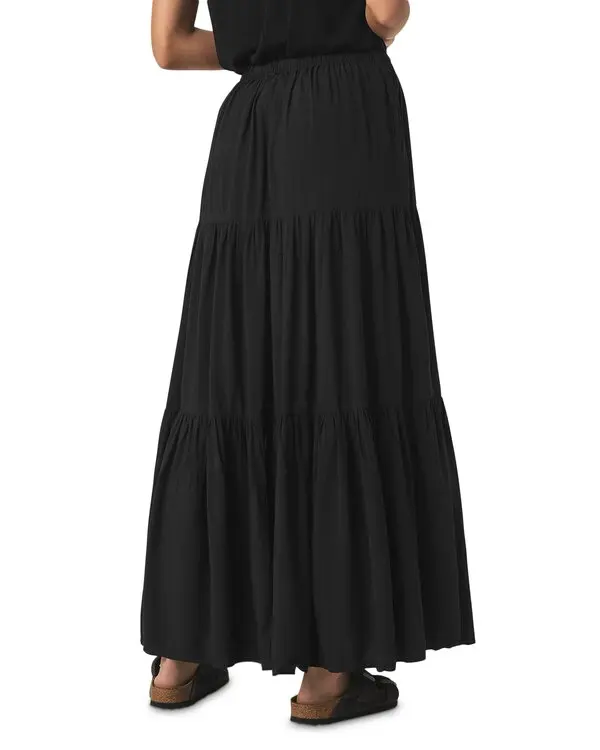 Splendid Melanie Tiered Skirt - Black