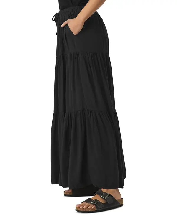 Splendid Melanie Tiered Skirt - Black