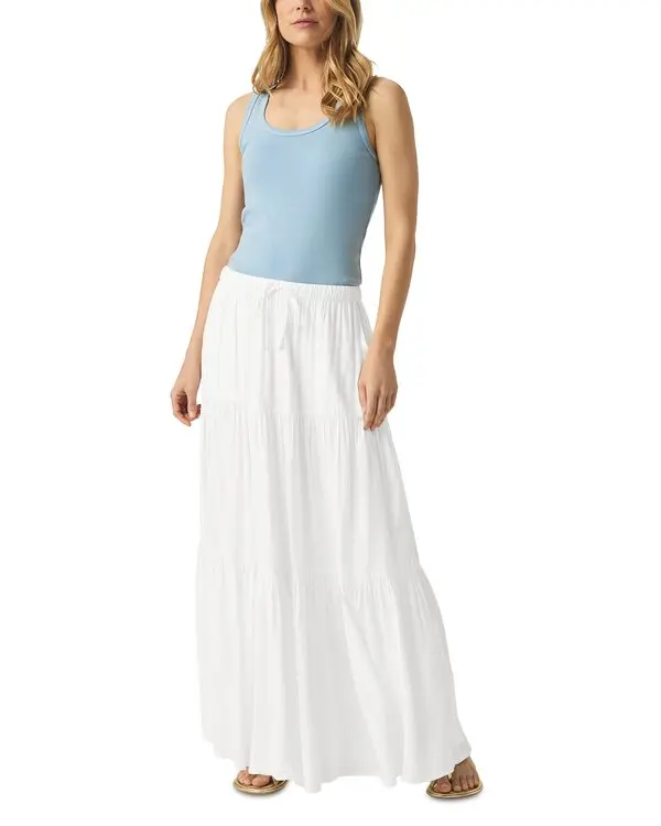 Splendid Melanie Tiered Skirt - White
