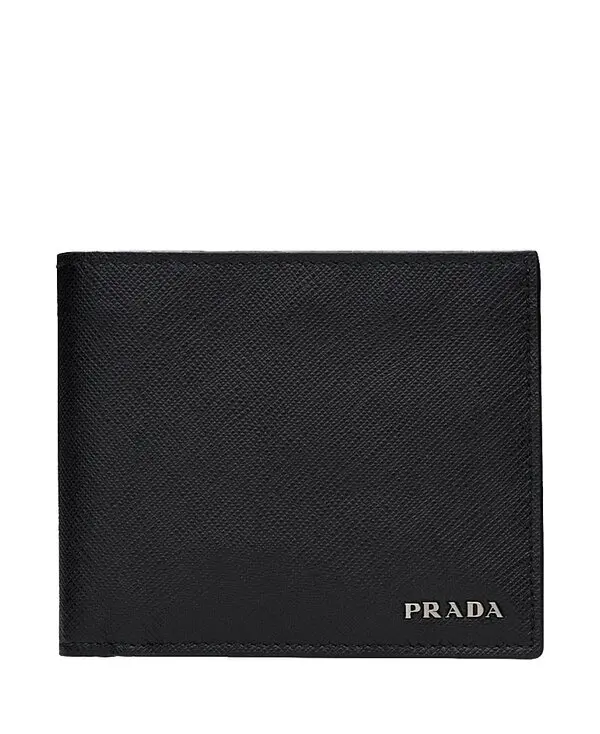Prada Saffiano Leather Wallet - Black