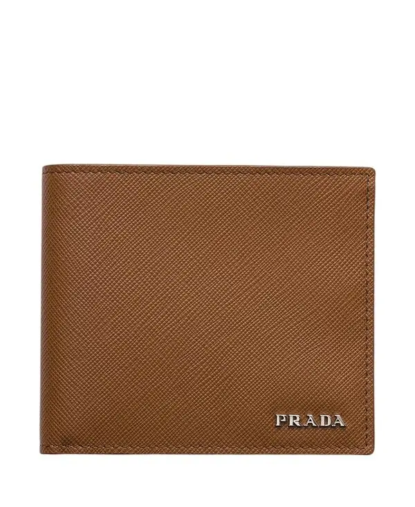 Prada Saffiano Leather Wallet - Brown