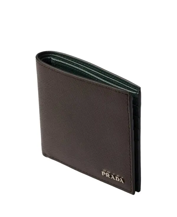 Prada Saffiano Leather Wallet - Light Brown