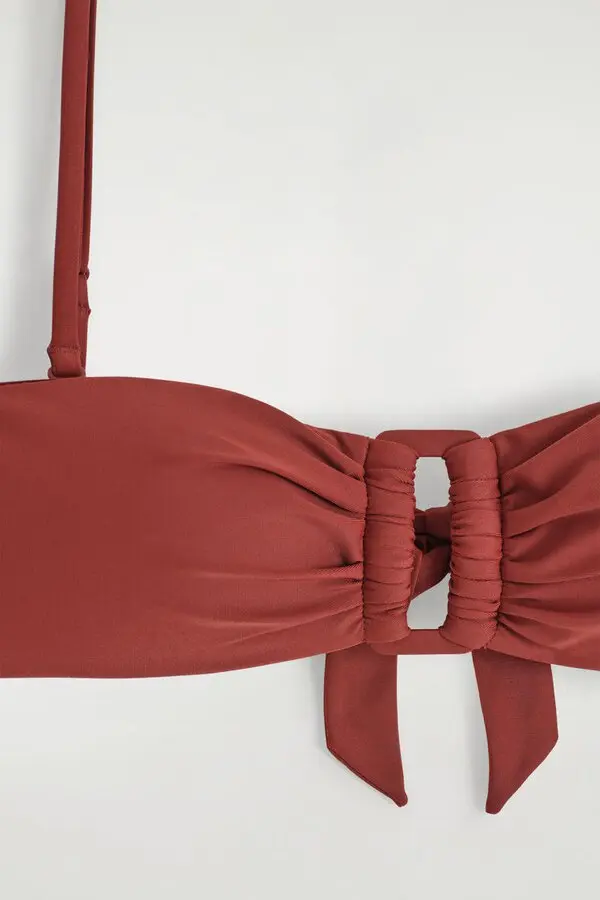 Cos Gathered Bandeau Bikini Top
