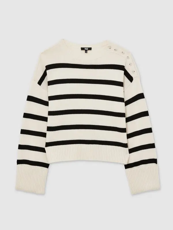 Paige Striped Wool-blend Jumper