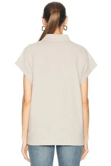 Saint Laurent Short Sleeve Polo Top