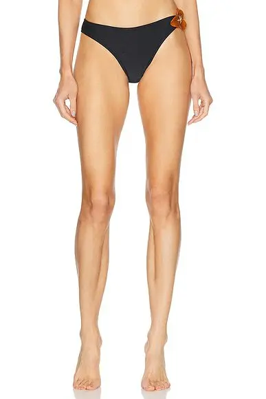 SHANI SHEMER Medea Bikini Bottom - Black