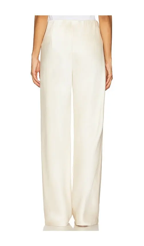 Vince Fluid Bias Pant In Cream - Bona