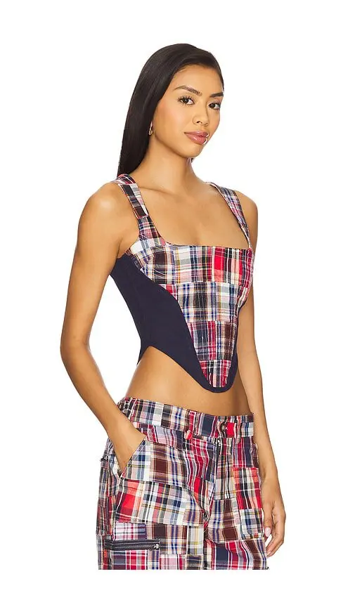 GUIZIO Mina Patchwork Corset