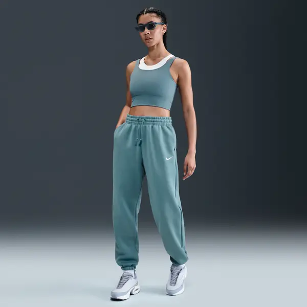 Nike Sportswear Phoenix Fleece High-waisted Oversized Sweatpants - Blue