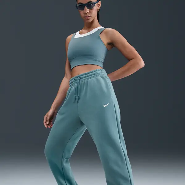 Nike Sportswear Phoenix Fleece High-waisted Oversized Sweatpants - Blue