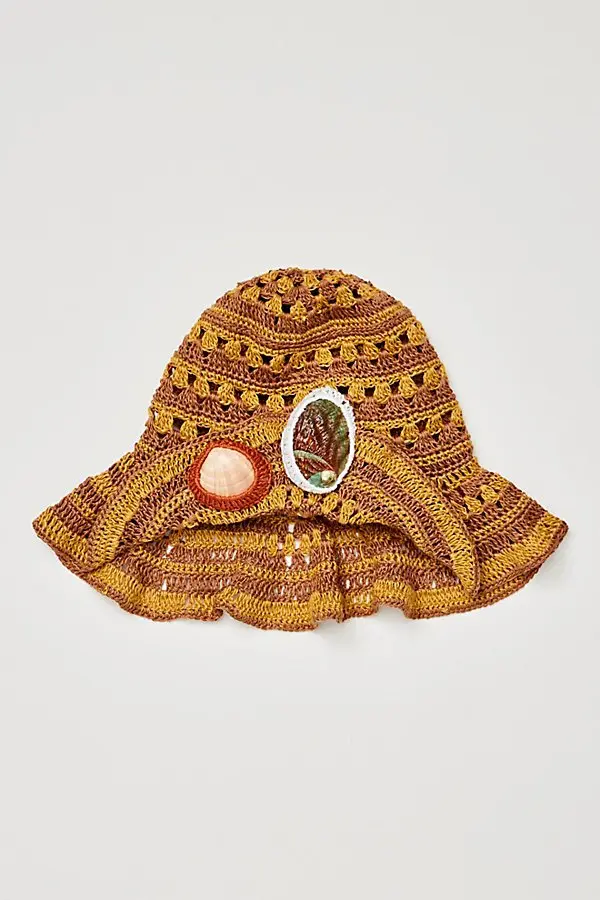 PARDOHATS Seashell Bucket Hat - Tan