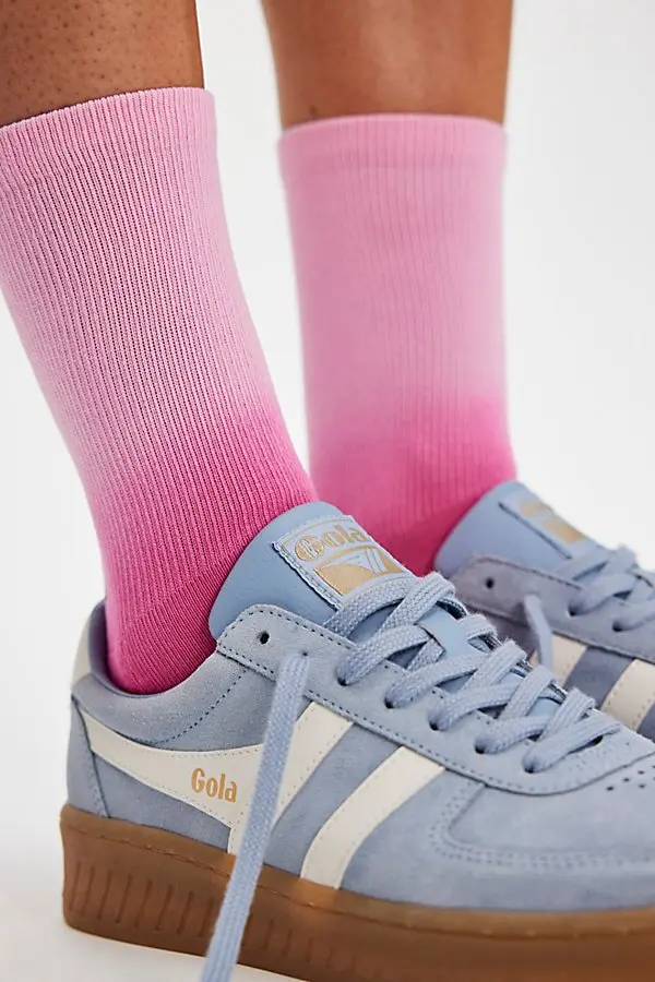 SOCKSSS Ombre Crew Socks - Pink