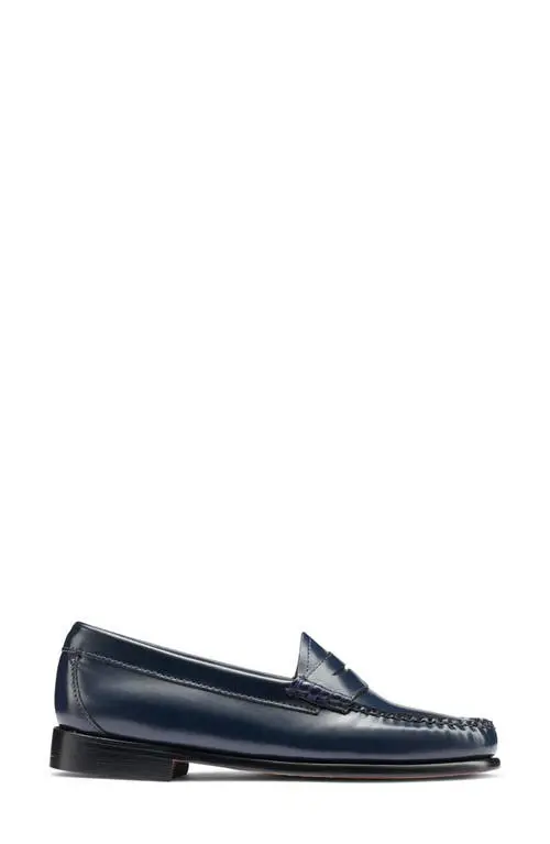 G.H.BASS Whitney Leather Loafer - Navy
